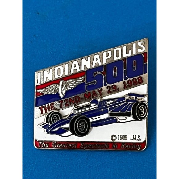 Indianapolis 500 | Accessories | Vintage 988 Indianapolis 50 Pin Rick ...